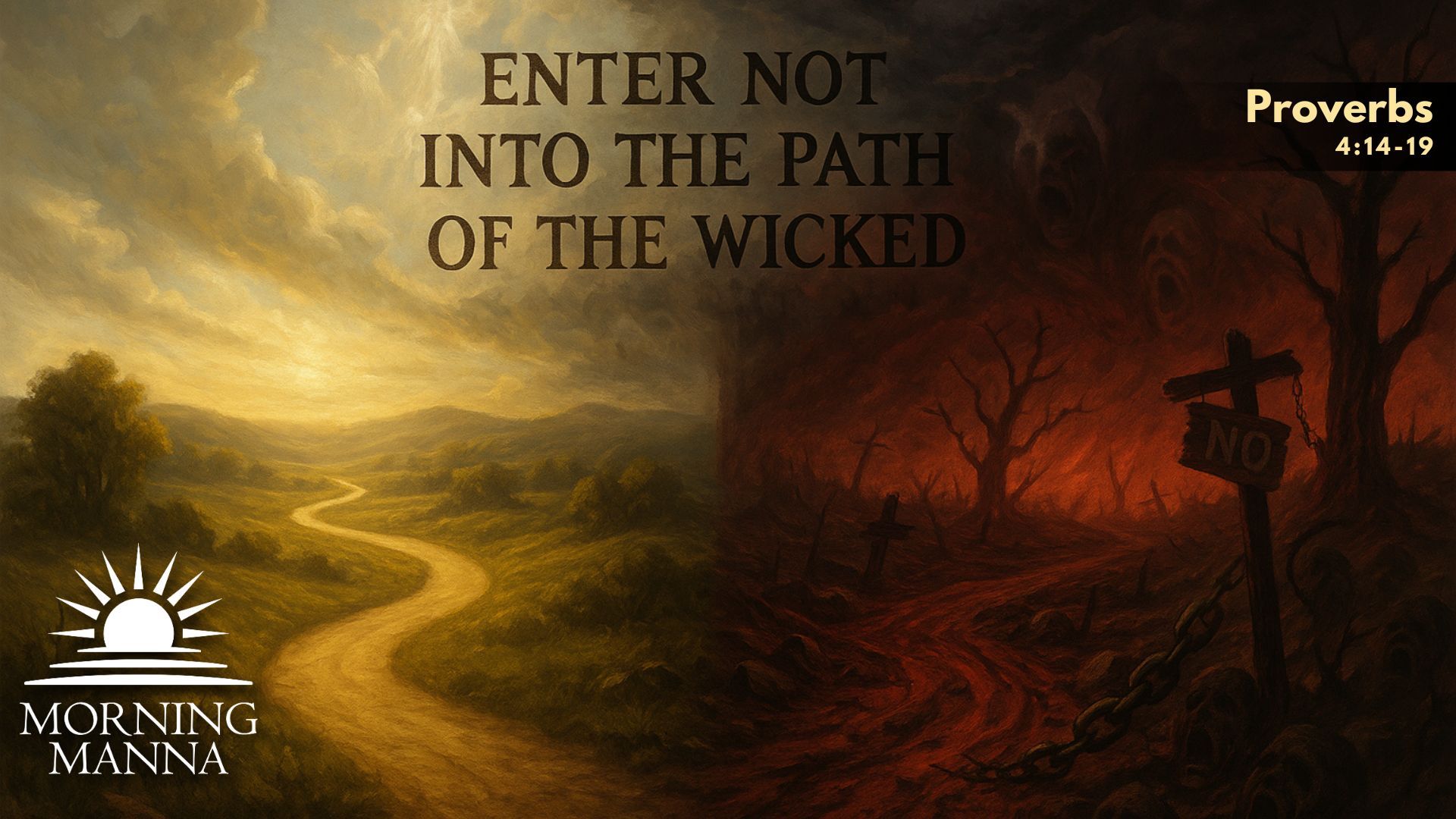 Morning Manna - June 23, 2025 - Proverbs 4:14-19 - Enter Not Into the ...