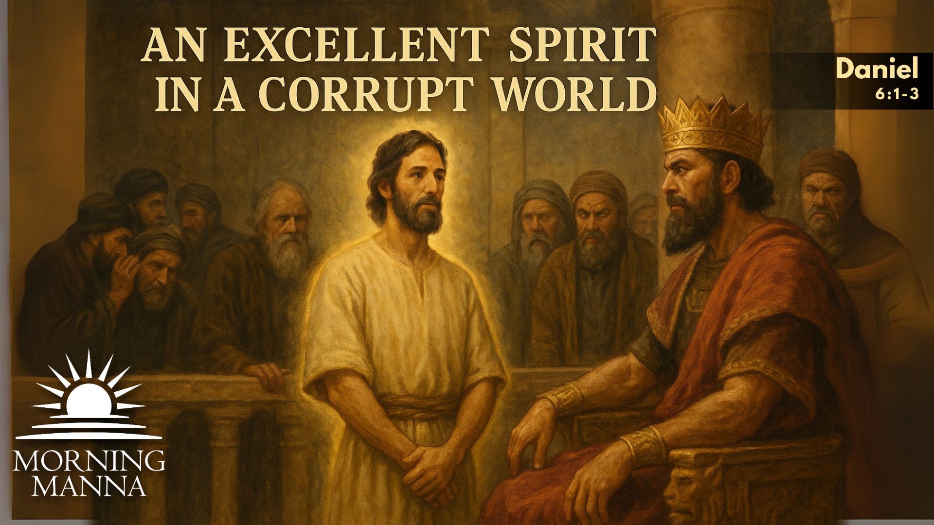 Morning Manna - July 25, 2025 - Daniel 6:1-3 - An Excellent Spirit in a ...