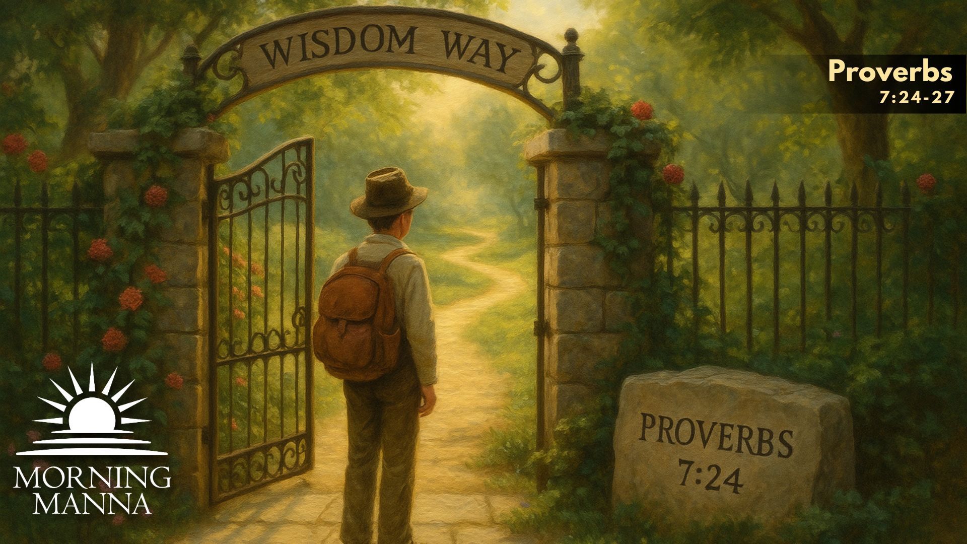 Morning Manna - July 29, 2025 - Proverbs 7:24-27 - The House on the Way ...