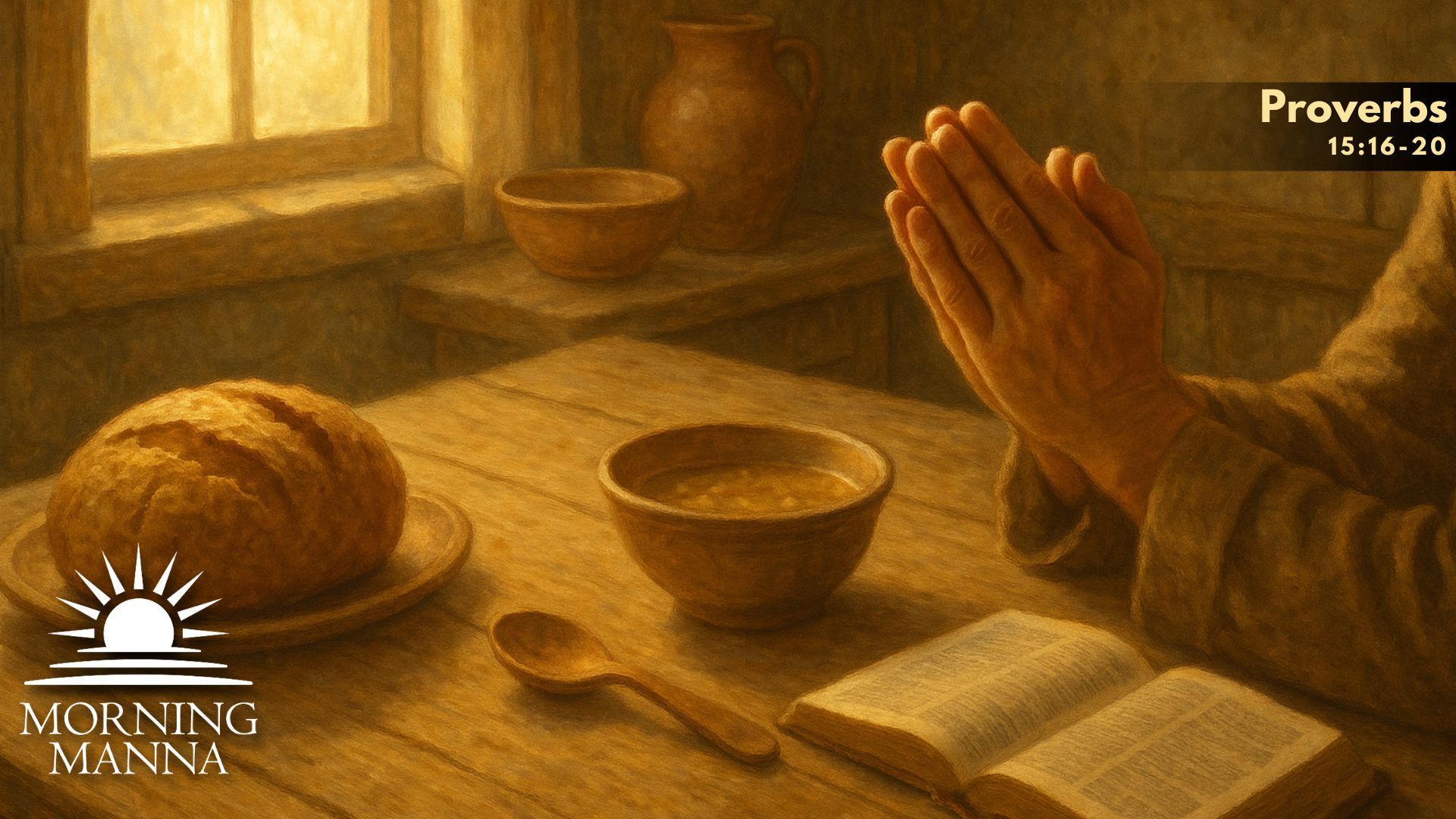 Morning Manna - October 28, 2025 - Proverbs 15:16-20 - Better with ...