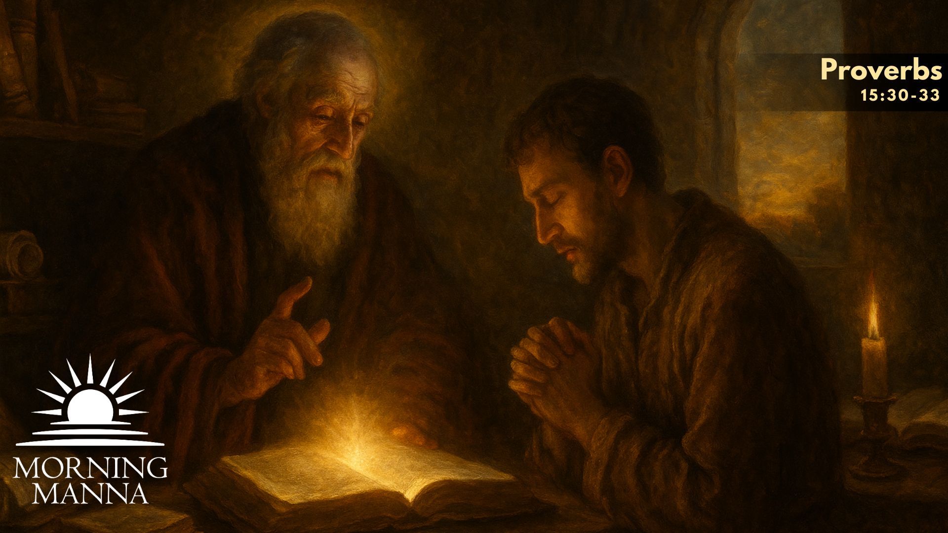 Morning Manna - November 3, 2025 - Proverbs 15:30-33 - The School of ...